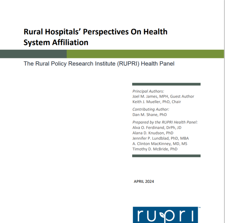 Health - Rural Policy Research Institute