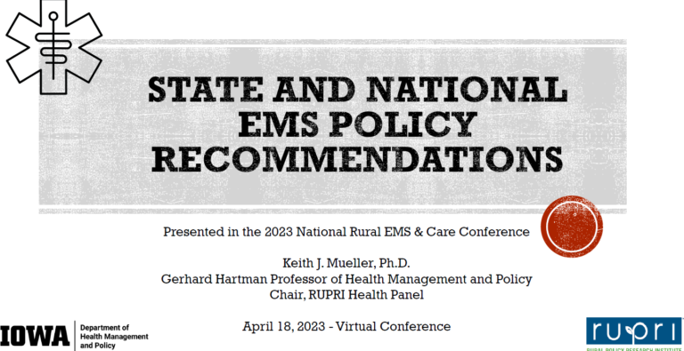 Health - Rural Policy Research Institute